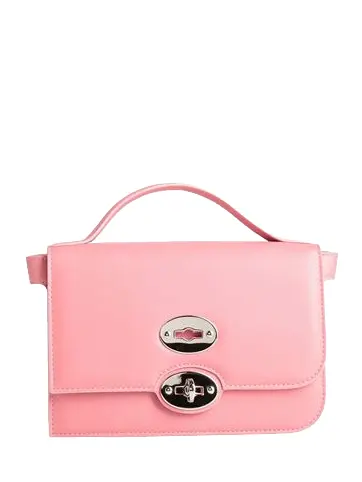 ZANELLATO Handbag In Leather With Crocodile Print - Pink