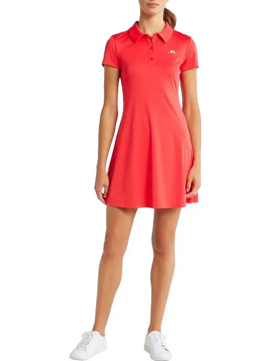 J. Lindeberg Tinsley Polo Dress - Bittersweet