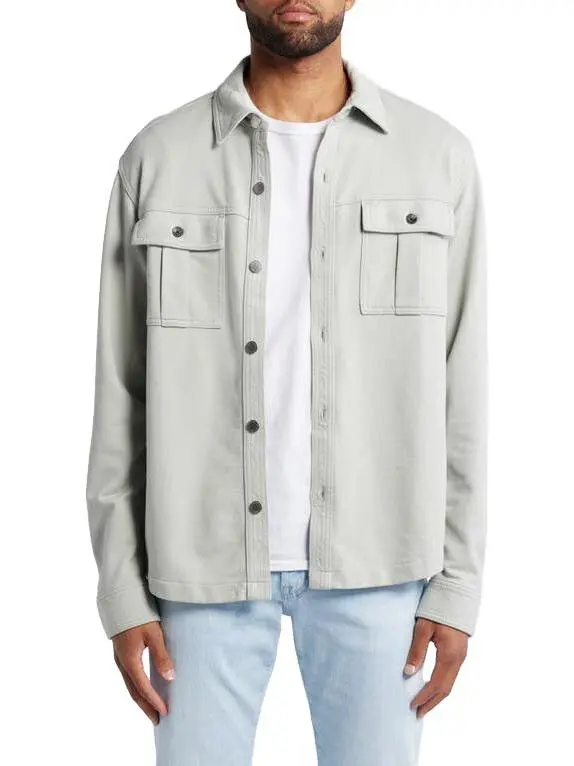 Ag Elias Military Cotton Overshirt - Pacific Chrome