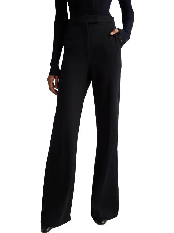 Max Mara Norcia Flare Leg Trousers - Black