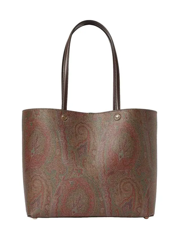 Etro Printed Tote Bag - Brown