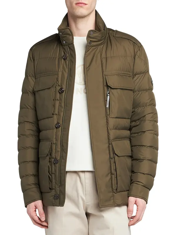 Moncler Fuciade Down Field Jacket - Olive