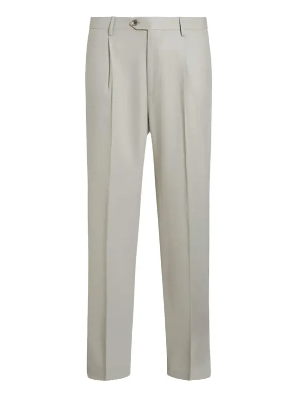 Etro Tailored Wool Trousers - Neutrals