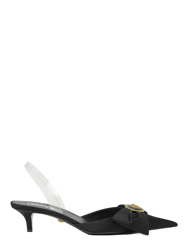 Versace Alia 45mm Slingback Pumps - Black