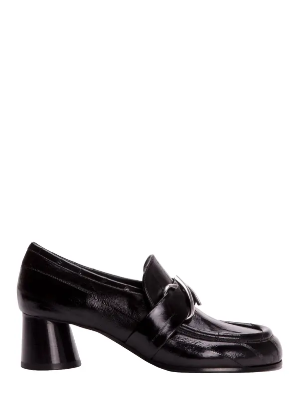 Proenza Schouler Monogram 55mm Leather Loafers - Black
