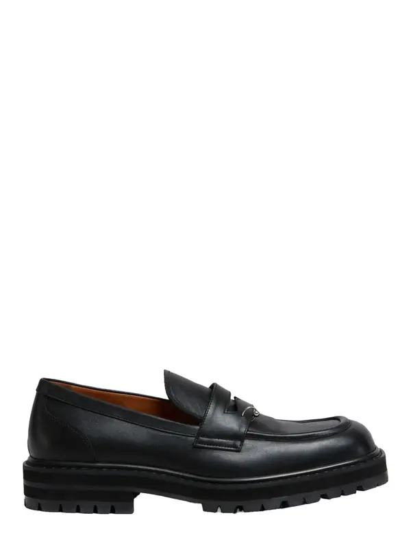 Marni Ring Embellishment Loafers - Black