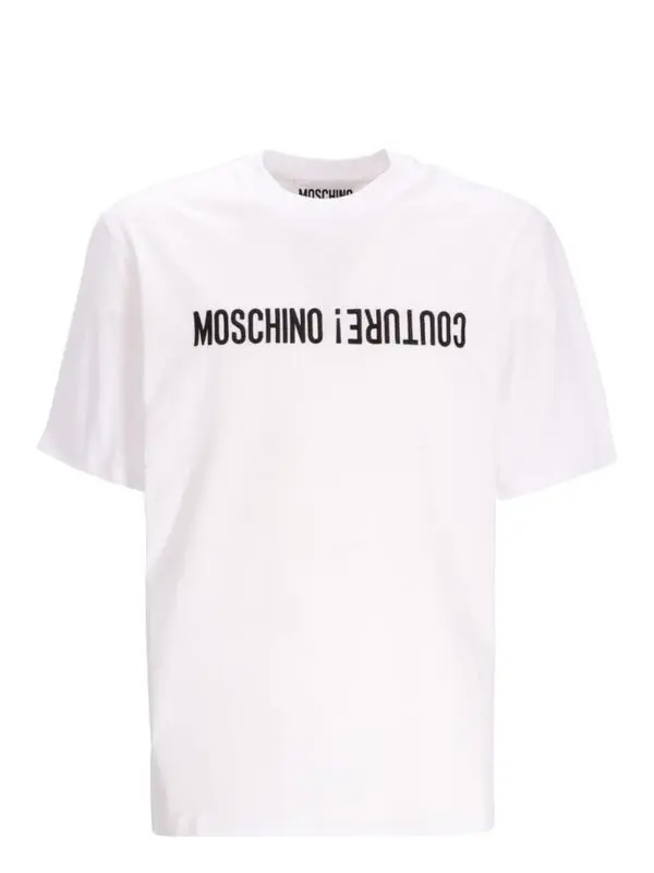 Moschino Logo-print Cotton T-shirt - White