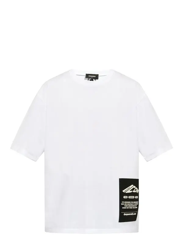 Dsquared2 Maxi Logo Patch T-shirt - White