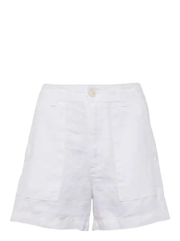 Velvet By Graham & Spencer Fallon Linen Shorts - White
