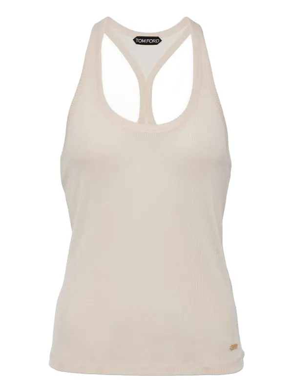 TOM FORD Crêpe Jersey Tank Top - White
