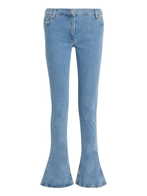Magda Butrym Mid-rise Flared Jeans - Mid Denim
