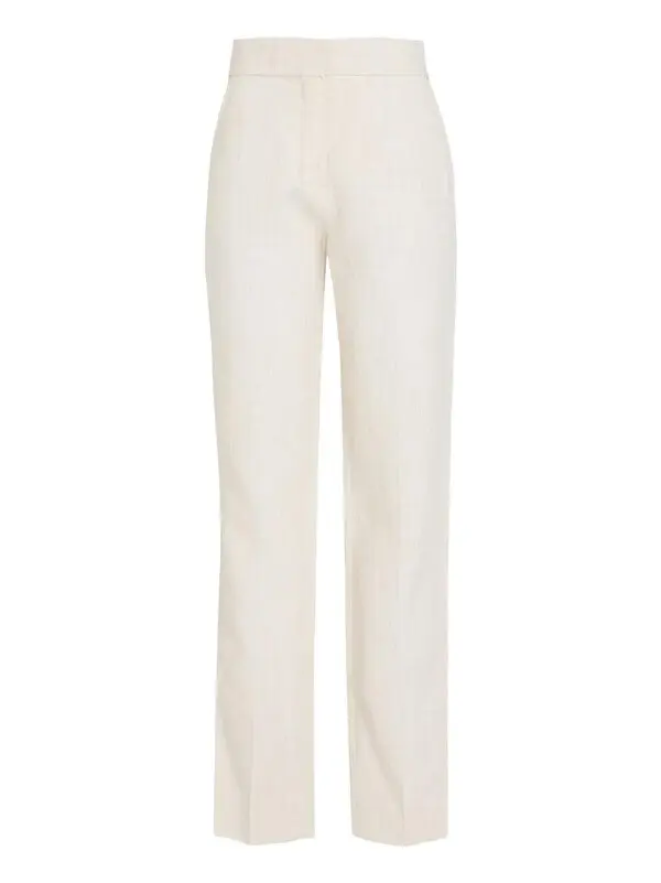 Jacquemus Tibau Straight-leg Pants - Ecru
