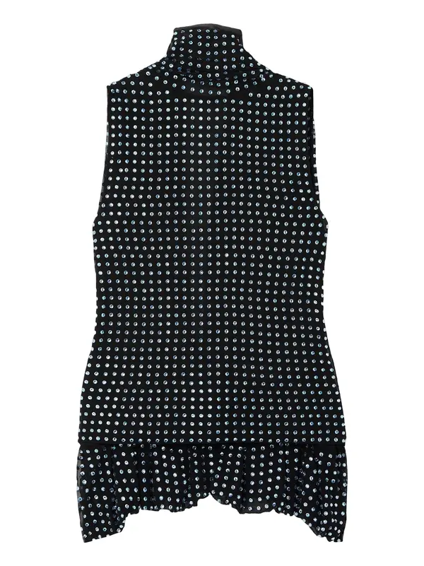 16Arlington Blair Crystal-embellished Crepe Top - Black