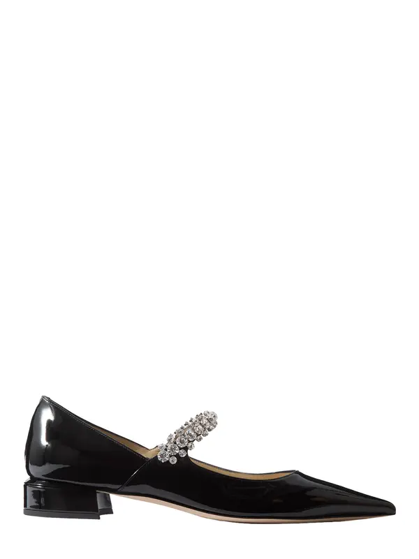 JIMMY CHOO Bing 25 Crystal-embellished Pumps - Black