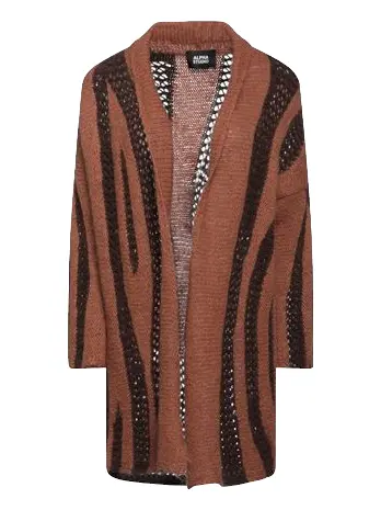 Alpha Studio Knit Cardigan - Brown