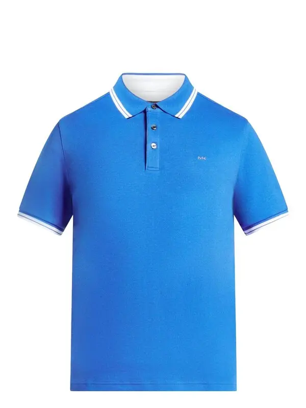 Michael Kors Greenwich Cotton Polo Shirt - Blue