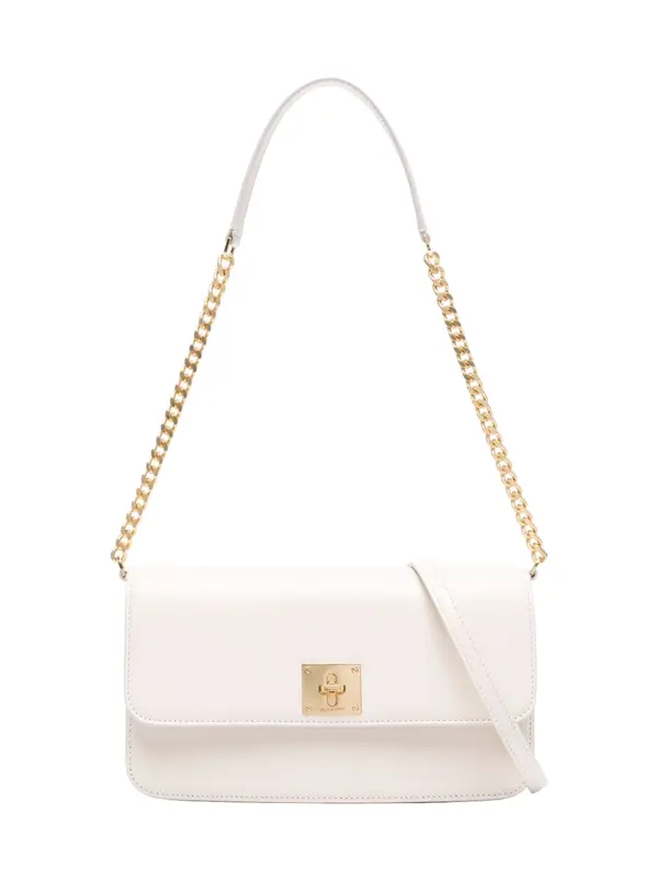 GOLDEN GOOSE Gioia Leather Shoulder Bag - Neutrals