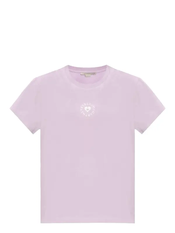 Stella McCartney Lovestruck Cotton T-shirt - Purple