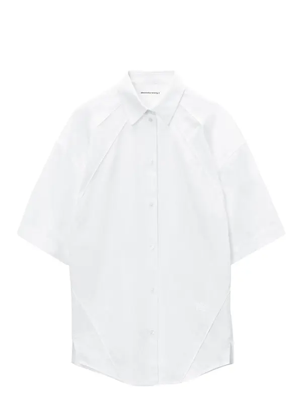 Alexander Wang Short-sleeve Shirt Dress - White