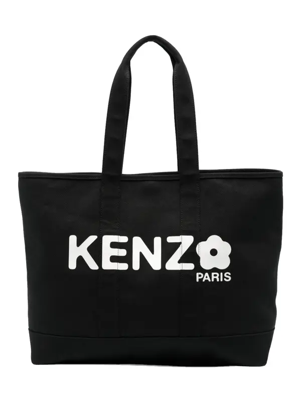 Kenzo Utility Canvas Tote Bag - Black