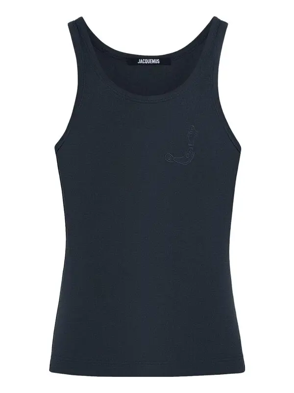 Jacquemus Pesco Cotton Tank Top - Blue