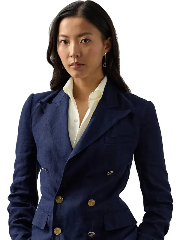 Ralph Lauren Camden Linen Jacket - Lux Navy