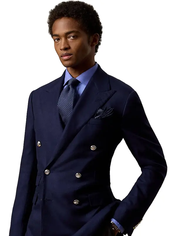 Ralph Lauren Kent Handmade Cashmere Jacket - Royal Navy
