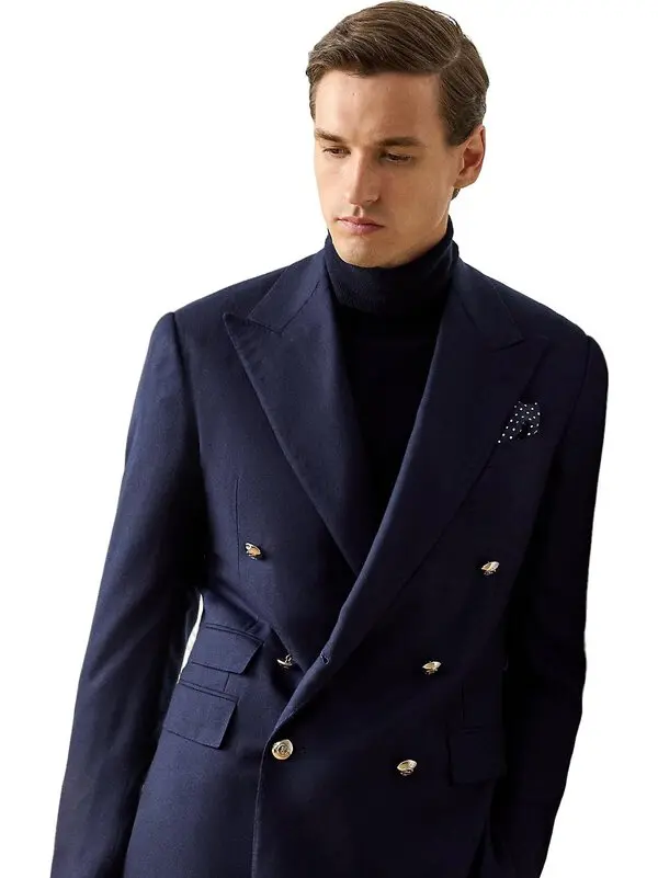 Ralph Lauren Kent Handmade Cashmere Jacket - Royal Navy