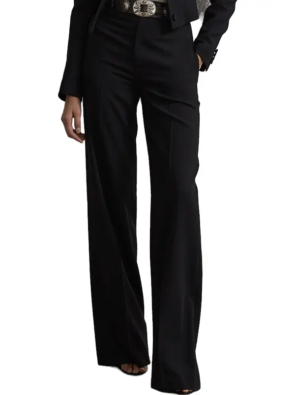 Ralph Lauren Dean Wool Gabardine Pant - Black
