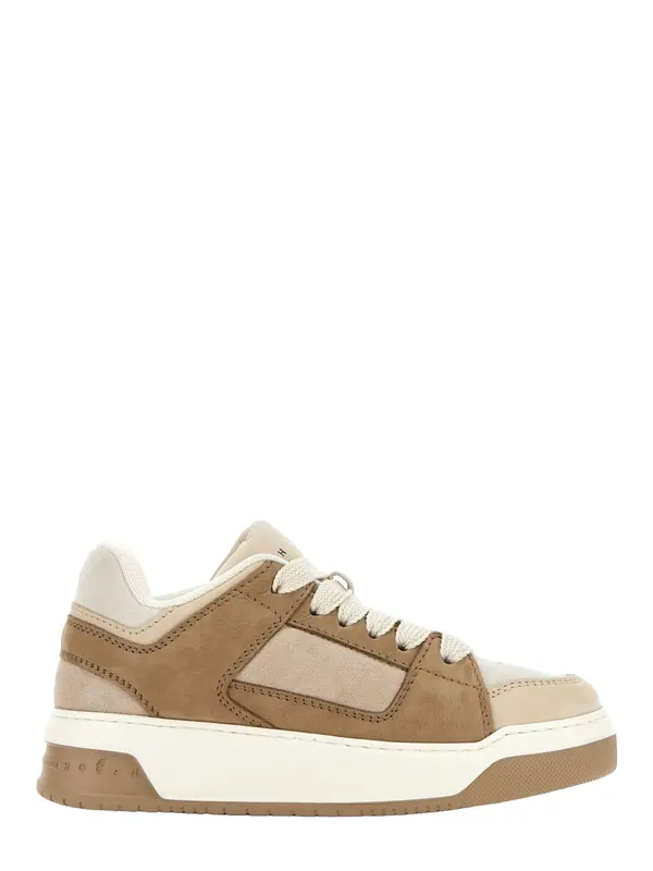 Hogan H667 Leather Sneakers - Neutrals