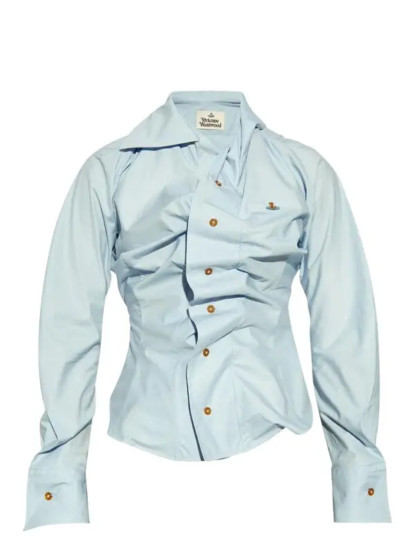 VIVIENNE WESTWOOD Cotton Shirt - Blue