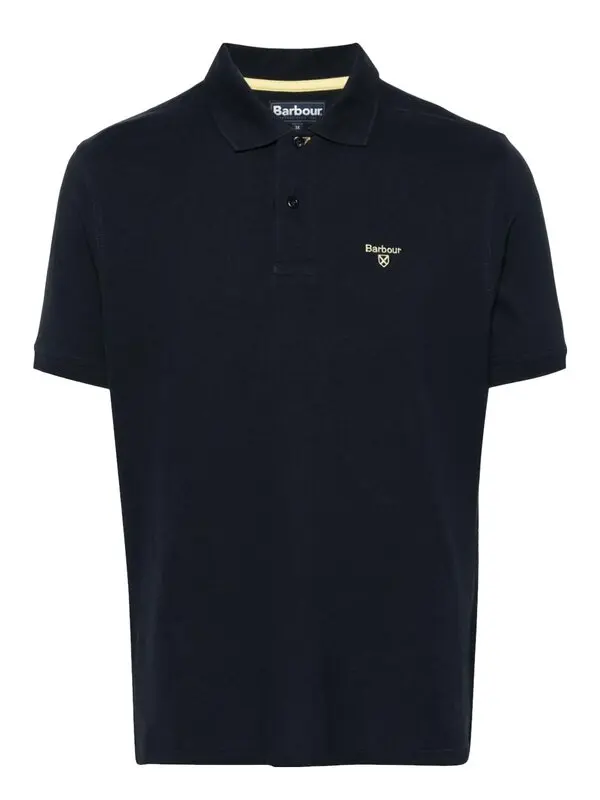 Barbour Logo-embroidered Polo Shirt - Blue