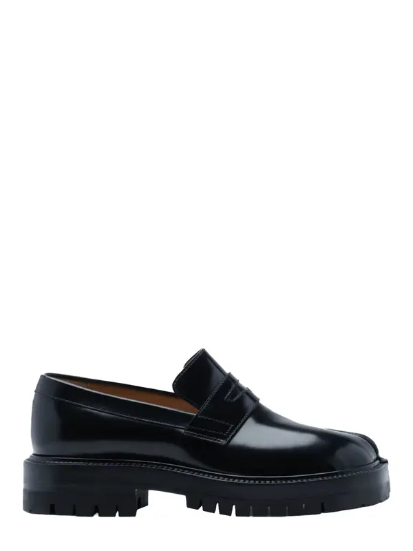 MAISON MARGIELA Tabi County Leather Loafers - Black