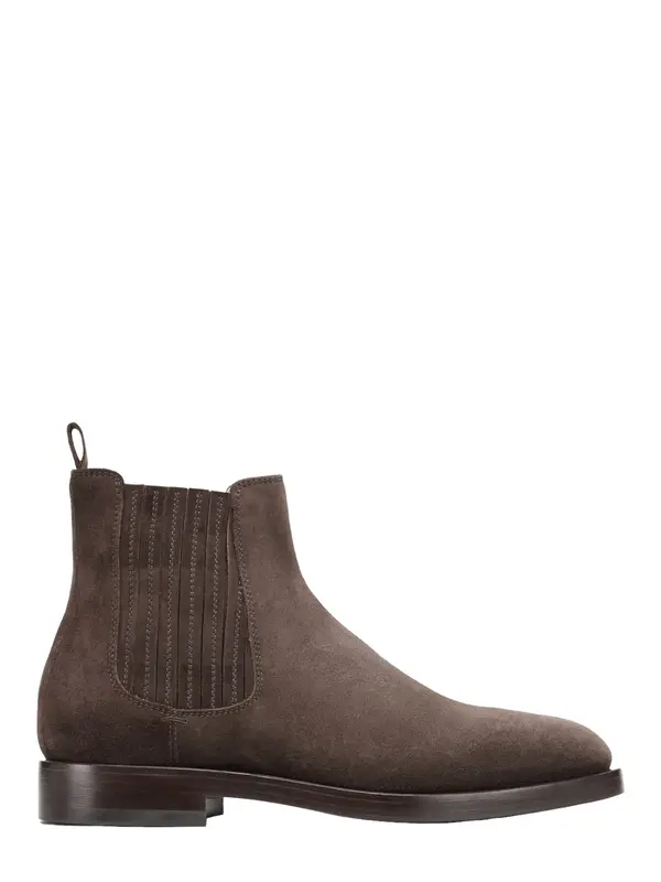 Brunello Cucinelli Panelled Suede Ankle Boots - Brown