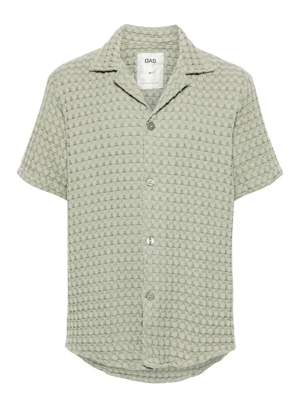 OAS Company Cuba Camp-collar Shirt - Green