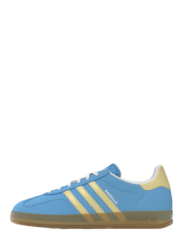 Adidas Originals By Alexander Wang Gazelle Indoor - Semi Blue Burst  Almost Yellow  & White