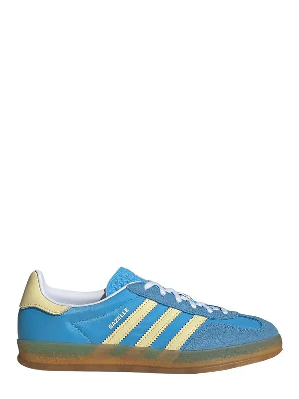 ADIDAS ORIGINALS Gazelle Indoor - Semi Blue Burst  Almost Yellow  & White