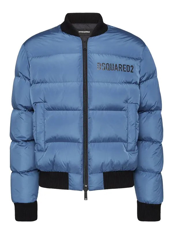 Dsquared2 Logo-print Padded Jacket - Blue