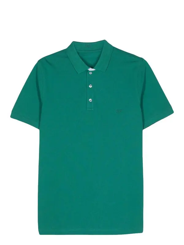 FAY Stretch Polo Shirt - Green