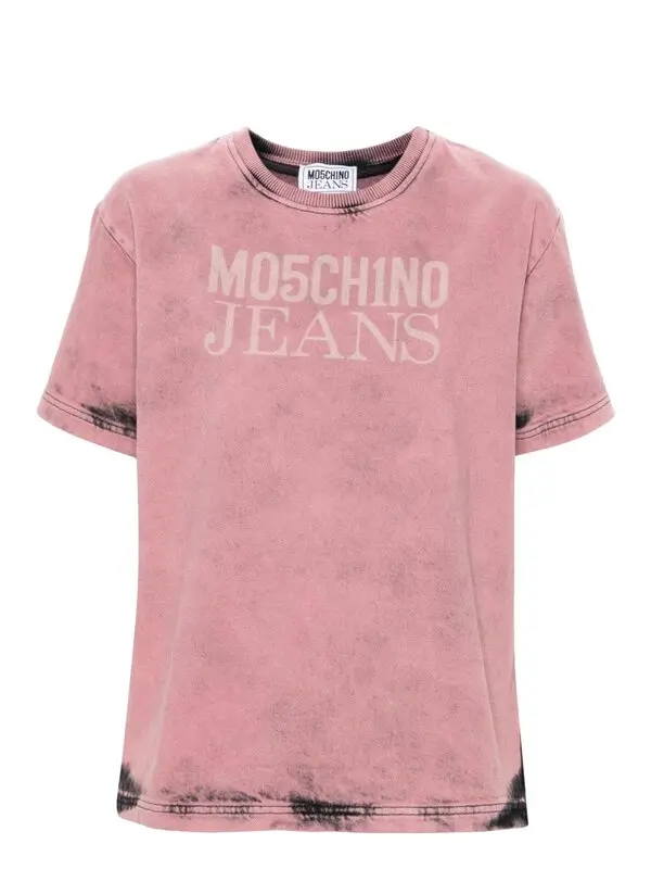 Moschino Logo-print T-shirt - Pink