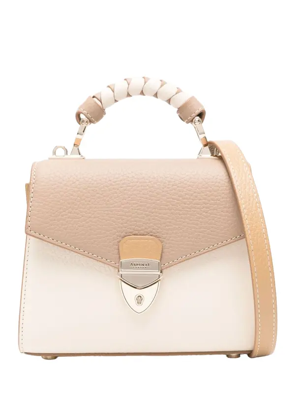ASPINAL OF LONDON Mini Mayfair Top-handle Bag - Neutrals