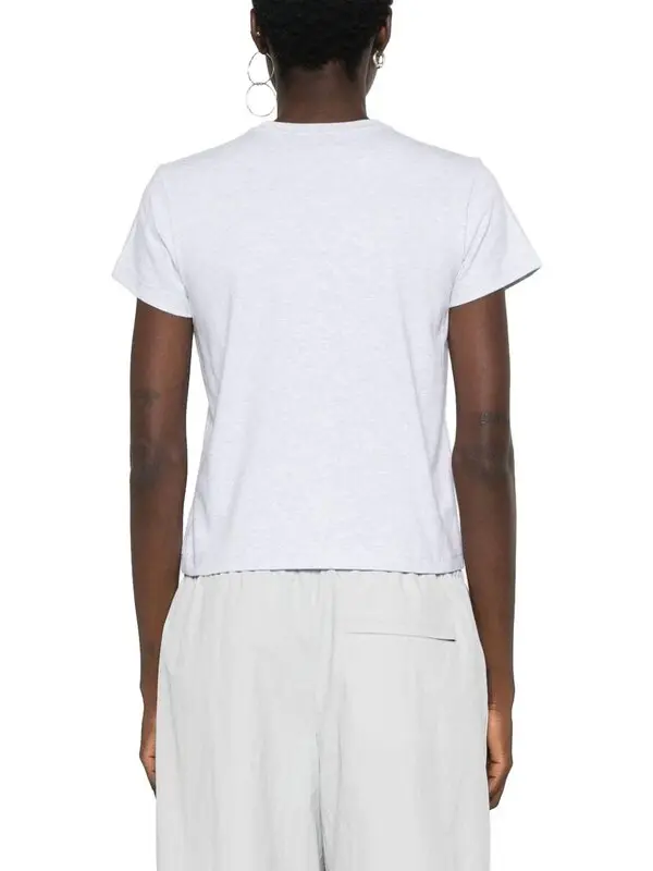 Alexander Wang Logo-print Cotton T-shirt - Grey