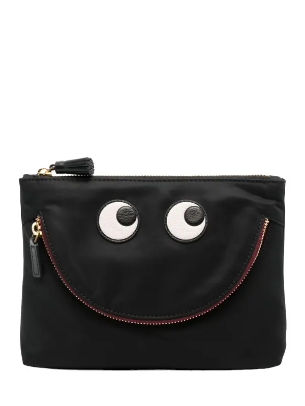 ANYA HINDMARCH Eyes Clutch - Black