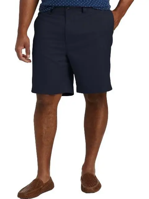 OAK HILL BY DXL Microfiber Shorts - Khaki