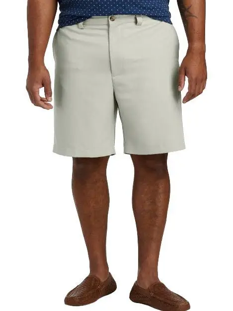OAK HILL BY DXL Microfiber Shorts - Khaki