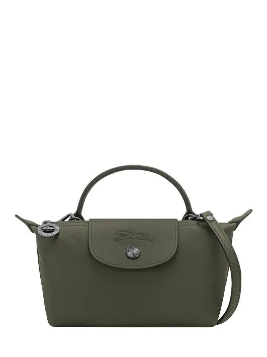 Longchamp Le Pliage Xtra Leather Clutch - Fir