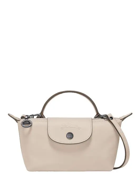 Longchamp Le Pliage Xtra Leather Clutch - Paper