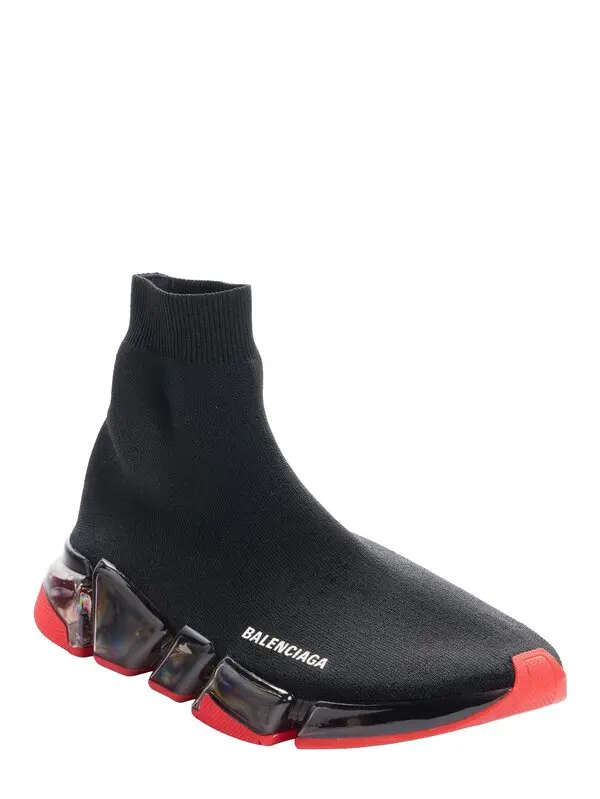 Balenciaga Speed 2.0 Lt Sock Sneakers - Black/ Red