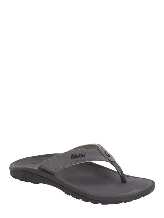 Olukai Ohana Flip-flop - Dark Shadow/dark Shadow