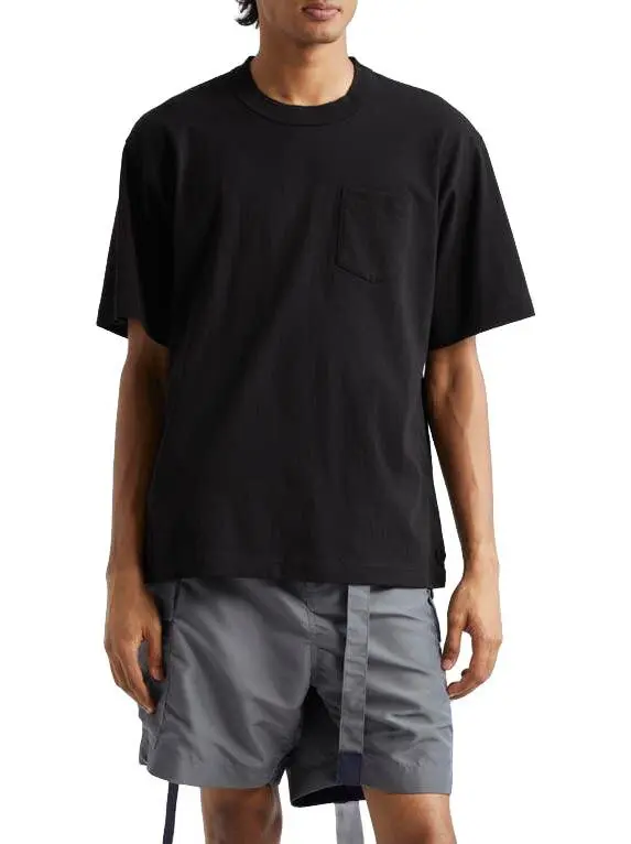 Sacai Cotton Pocket T-shirt - Black 001